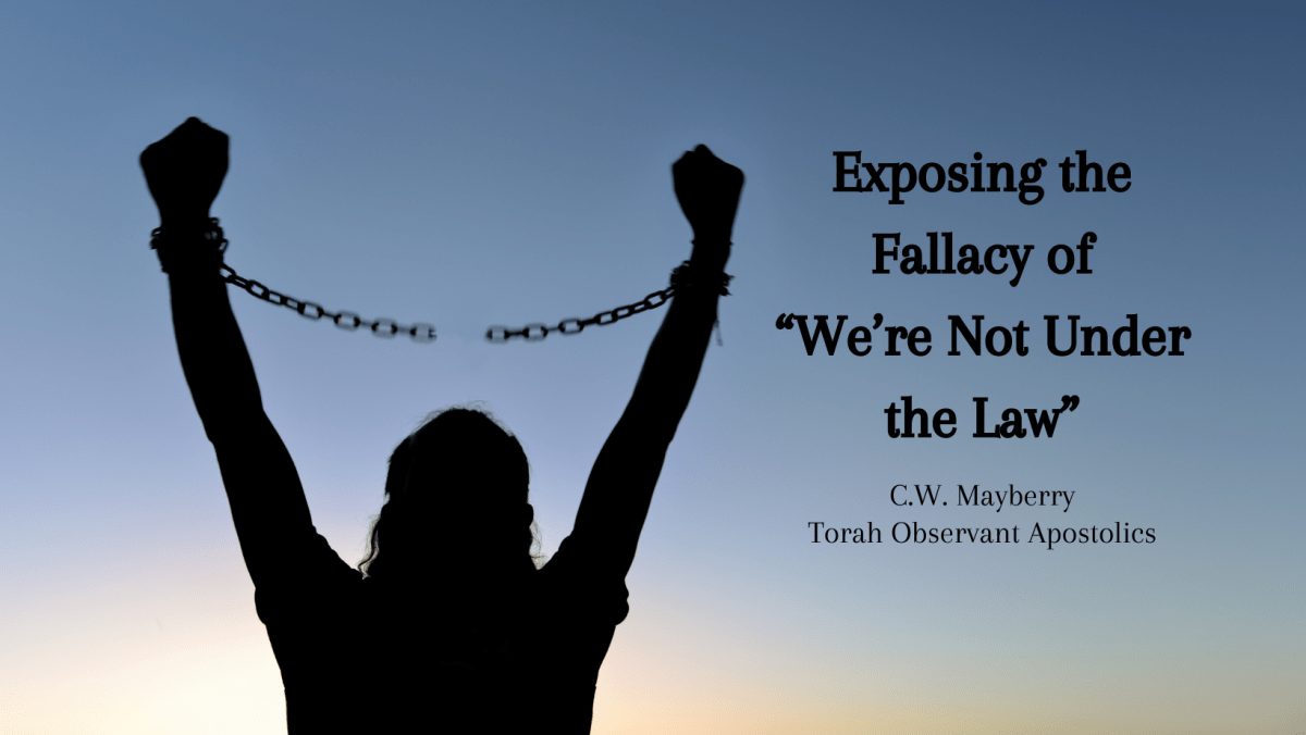 Exposing the Fallacy of “We’re Not Under the Law” – Torah Observant ...